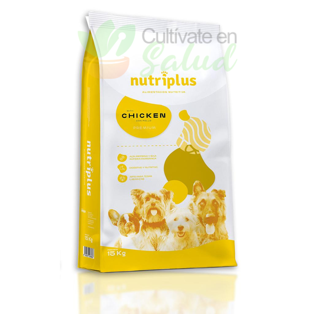 Pienso Bajo en Grasa Perros Adulto Pollo- Nutriplus